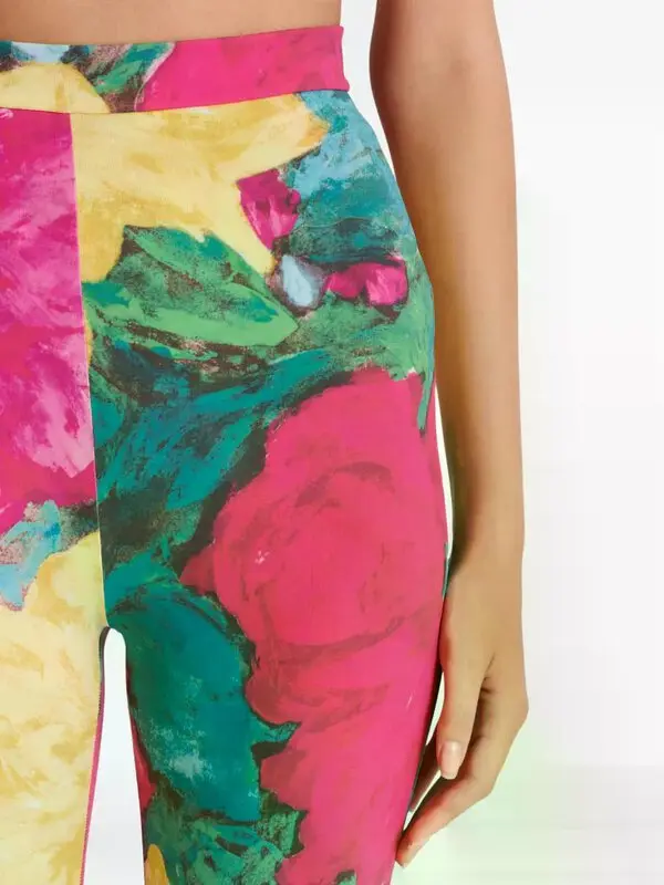Balmain Floral-print Leggings
