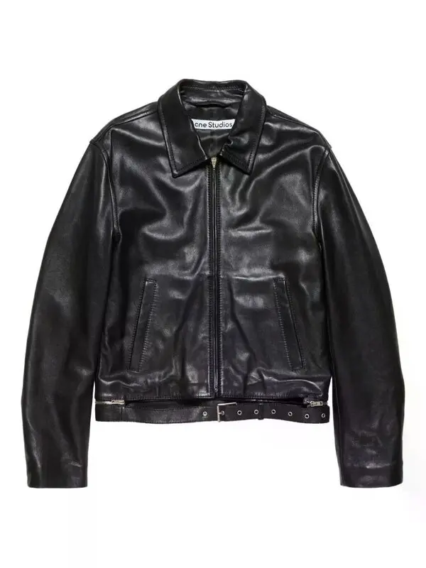 Acne Studios Leather Biker Jacket