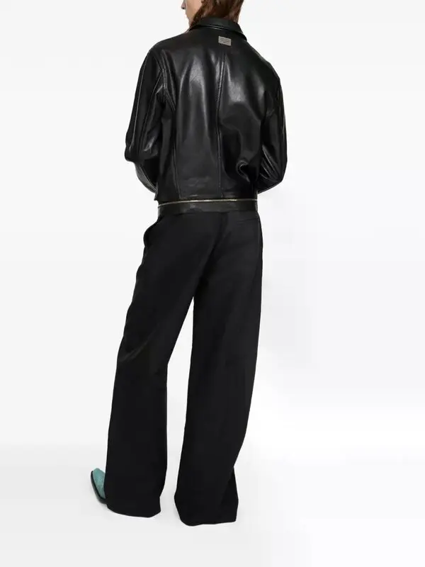 Acne Studios Leather Biker Jacket