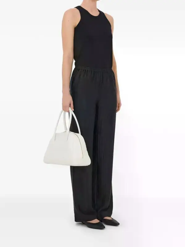 Loulou De Saison Kadala Striped Trousers - Black