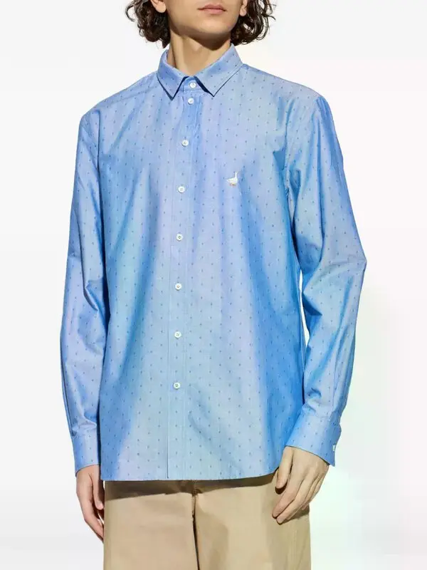 Moschino Goose-embroidered Shirt