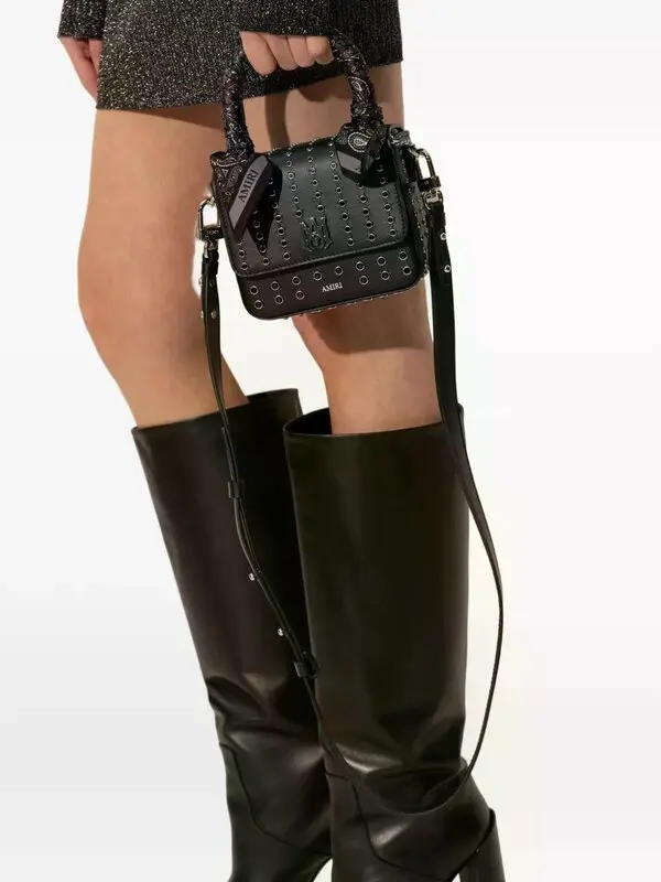Amiri Ma Mini Bag With Rhinestone Rivets