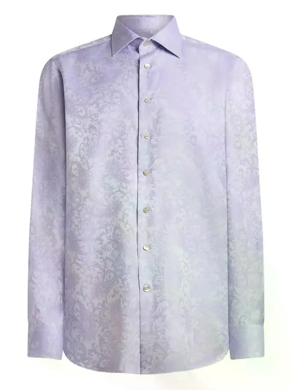 Etro Paisley Cotton Jacquard Shirt