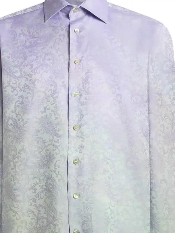 Etro Paisley Cotton Jacquard Shirt