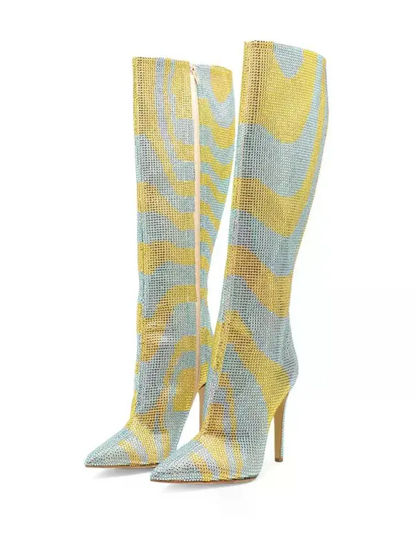 CELIA KRITHARIOTI Crystal-embellished Boots
