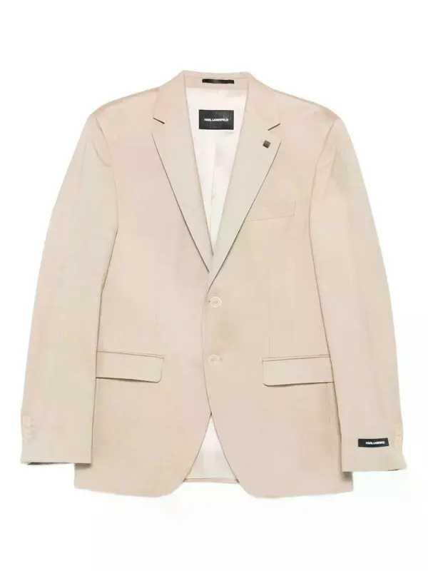 Karl Lagerfeld Notched-lapel Blazer - Neutrals
