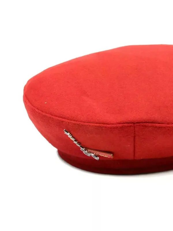 Barbour Logo Brooch Beret