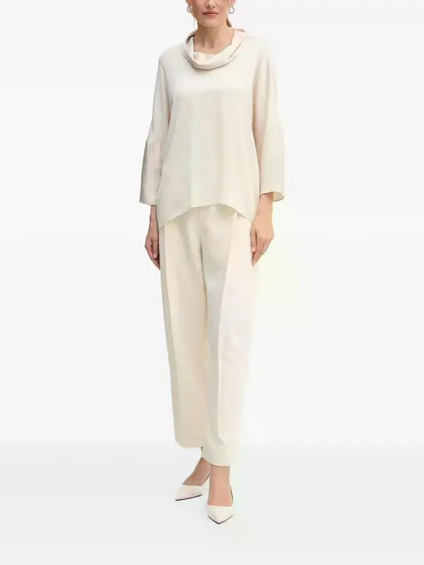 Joseph Ribkoff Cowl-neck Button Blouse