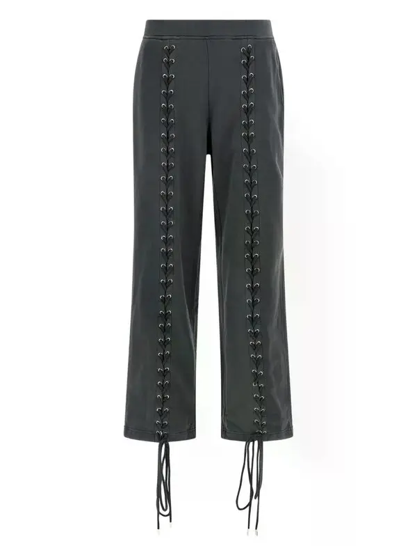 ROTATE BY BIRGER CHRISTENSEN Drawstring Embellished Trousers - Grey