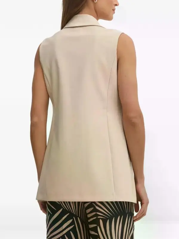 Joseph Ribkoff Sleeveless Button Tab Top