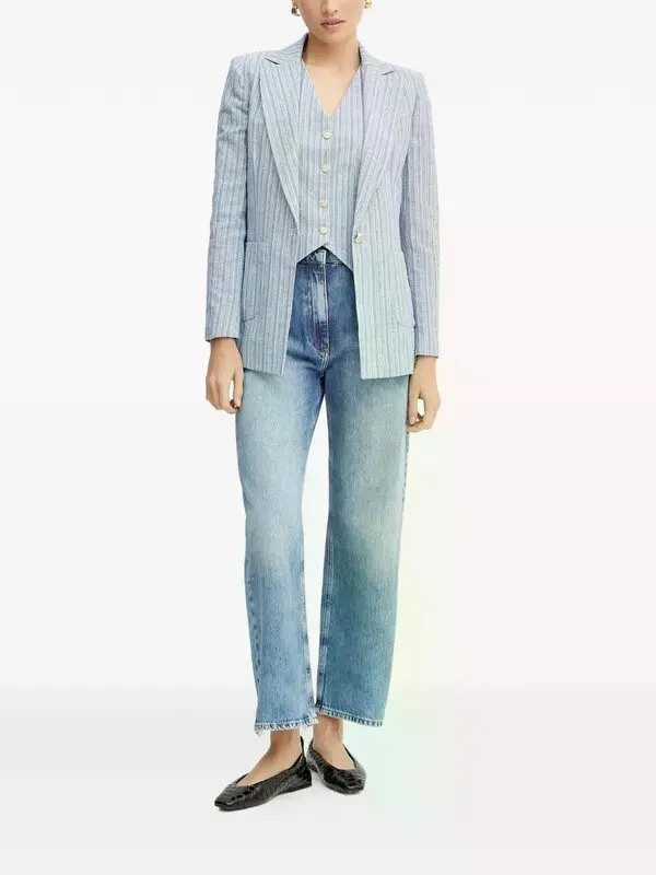 FRACOMINA Striped Buttoned Waistcoat