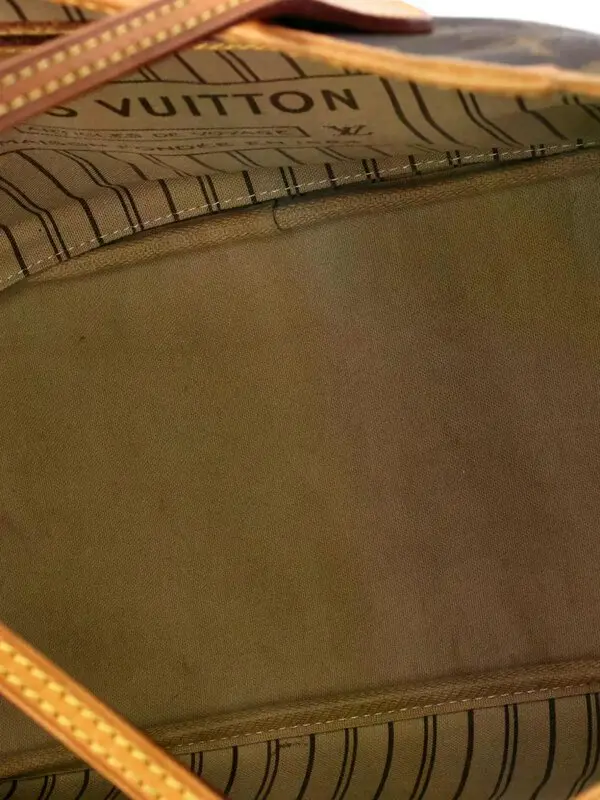 LOUIS VUITTON Neverfull Mm Monogram Canvas Tote Bag - Brown