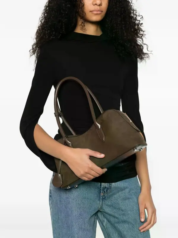 Stella McCartney Ryder Padlock Shoulder Bag - Brown