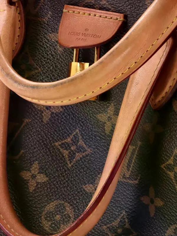 LOUIS VUITTON Rivoli Handbag Monogram Canvas Pm Satchel - Brown