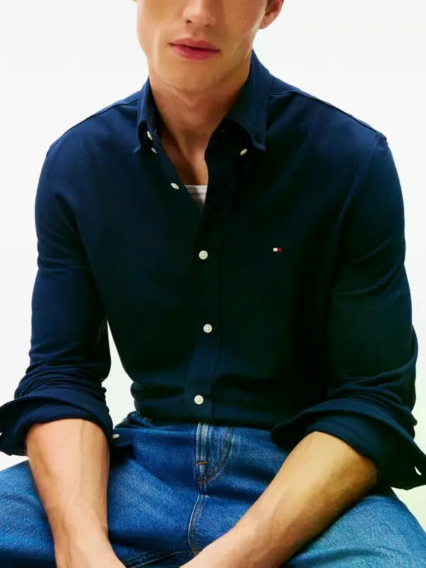 Tommy Hilfiger Long-sleeved Shirt - Blue