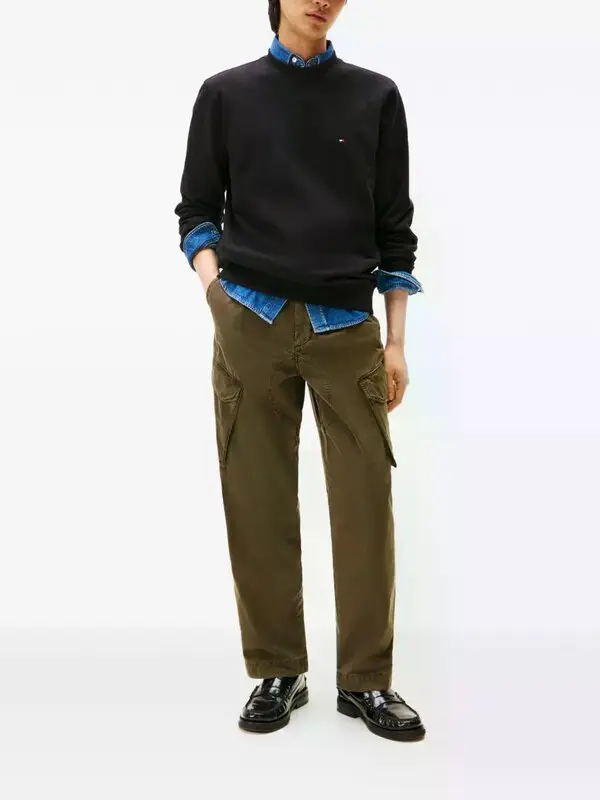 Tommy Hilfiger Logo-detail Sweatshirt - Black