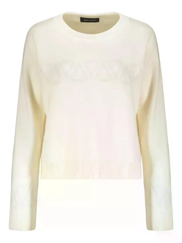 Herno Crew-neck Cropped Sweater