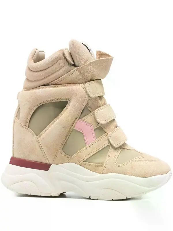Isabel Marant Étoile Touch-straps Platform Ankle Boots