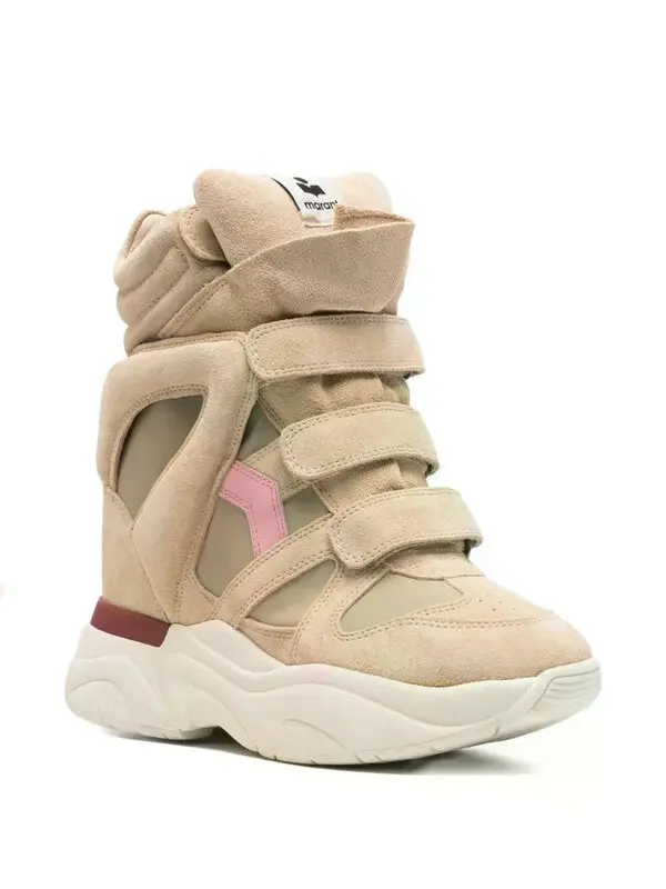 Isabel Marant Étoile Touch-straps Platform Ankle Boots