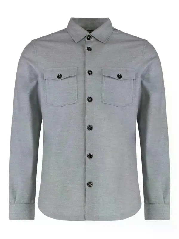 MOORER Chest-pocket Shirt