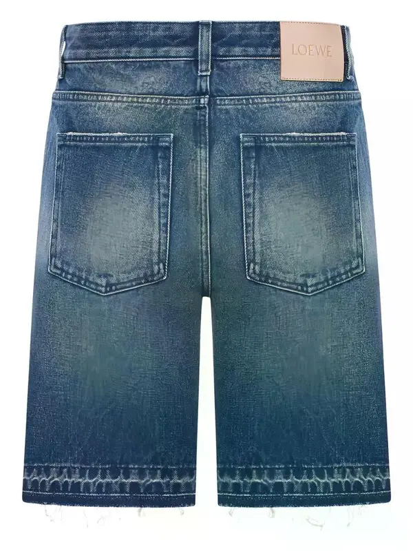 Loewe Fringed Hem Shorts