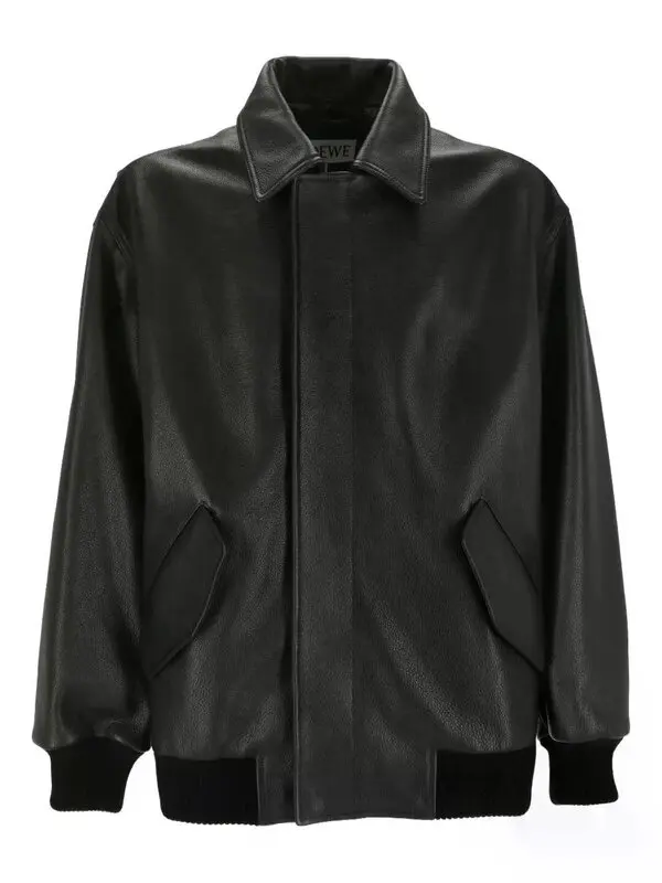 Loewe Leather Bomber Jacket