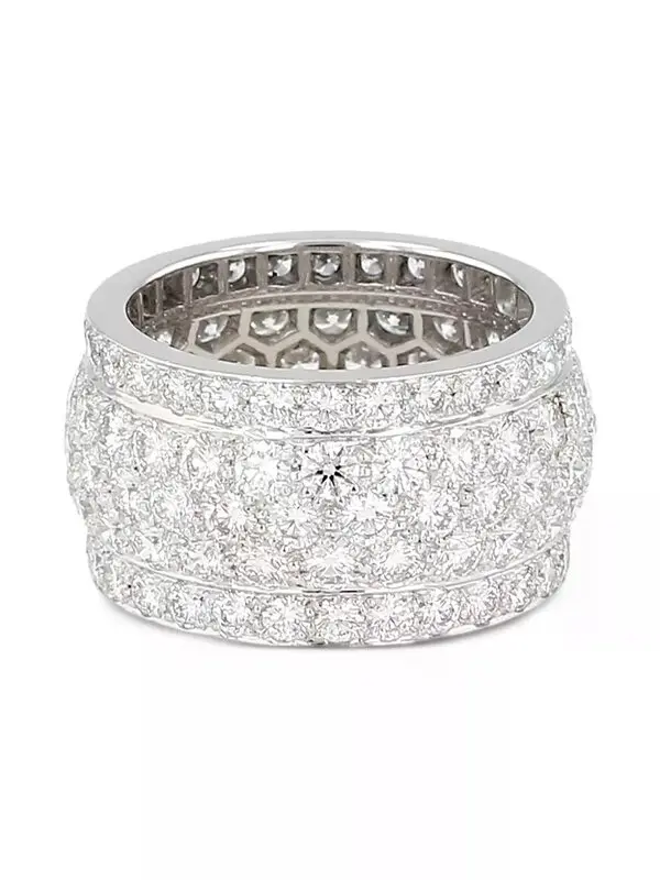 Cartier 2012 Diamond White Gold Ring - Silver