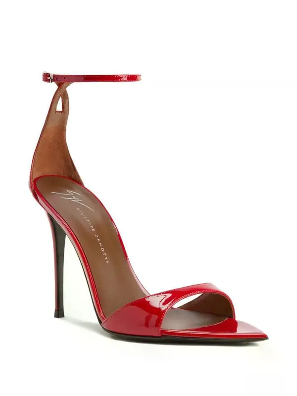 GIUSEPPE ZANOTTI 105mm Intriigo Sandals - Red