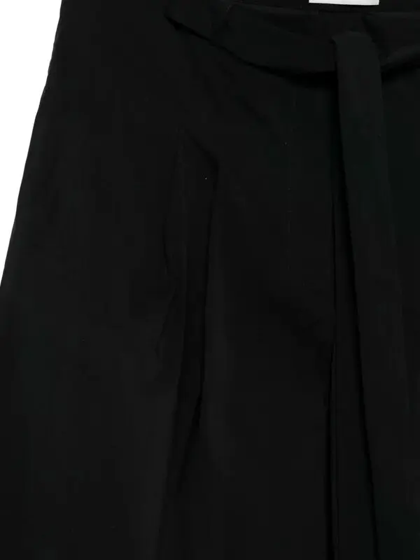 ST. AGNI Tie-waist Trousers - Black