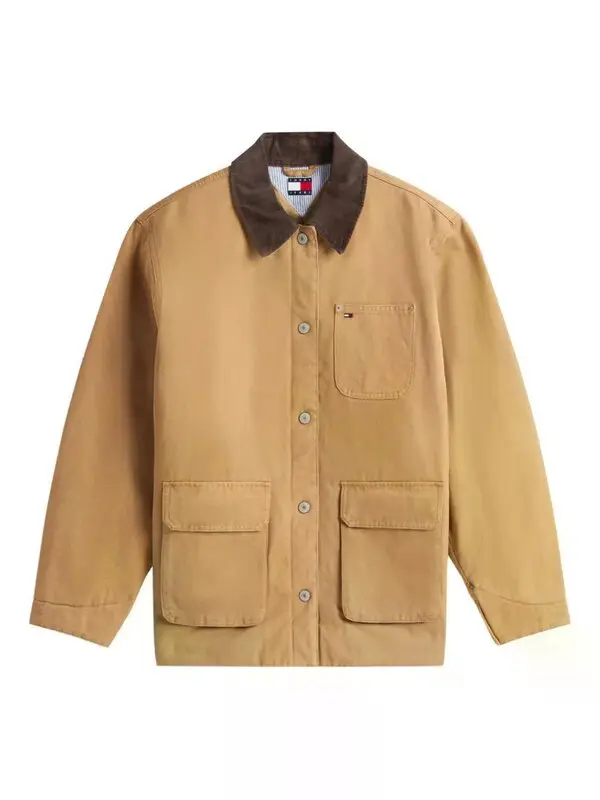 Tommy Hilfiger Corduroy-collar Jacket - Neutrals