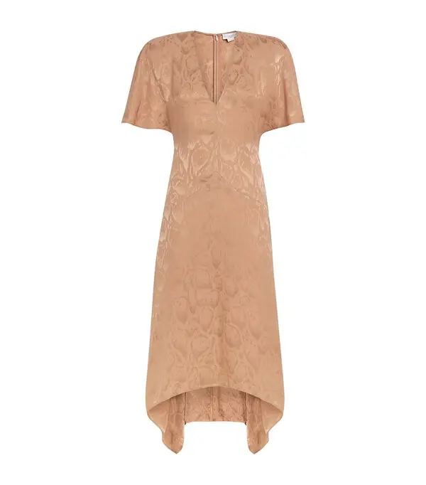 Stella McCartney Silk-blend Padded Cloud Midi Dress