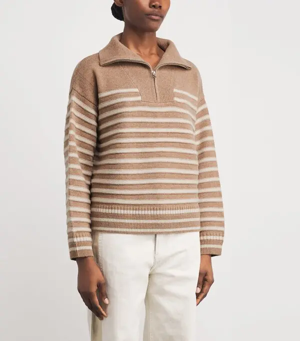 Rag & Bone Wool-cashmere Striped Raven Sweater