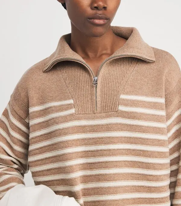 Rag & Bone Wool-cashmere Striped Raven Sweater