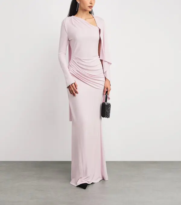 SELF-PORTRAIT Jersey Maxi Dress