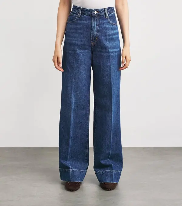 FRAME The Slice Flare Jeans - Blue