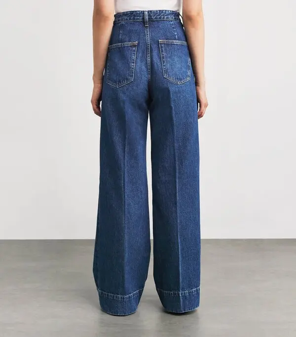 FRAME The Slice Flare Jeans - Blue