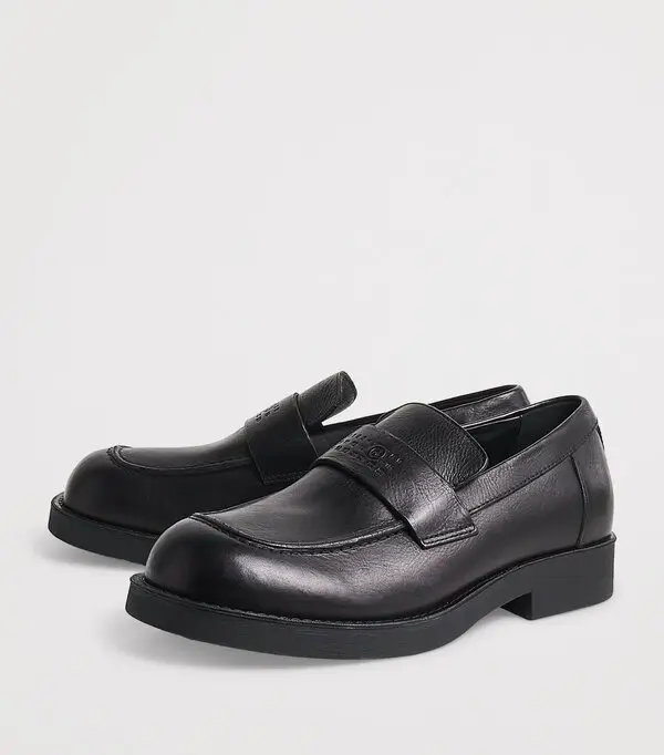 MAISON MARGIELA Leather City Biker Loafers