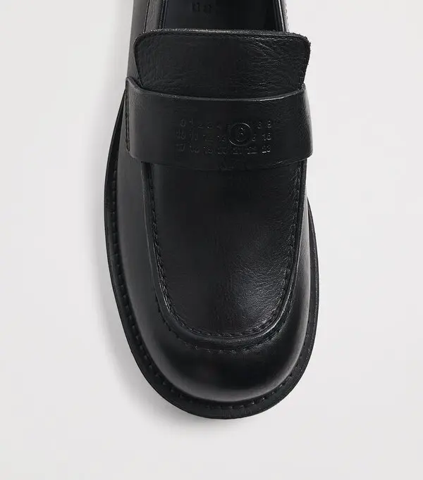 MAISON MARGIELA Leather City Biker Loafers