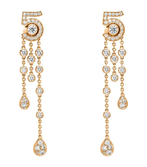 Chanel Eternal N°5 Transformable Earrings - Beige