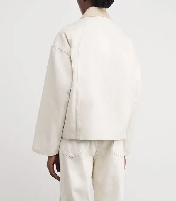 Rag & Bone Cotton Twill Natalia Shacket - Ivory