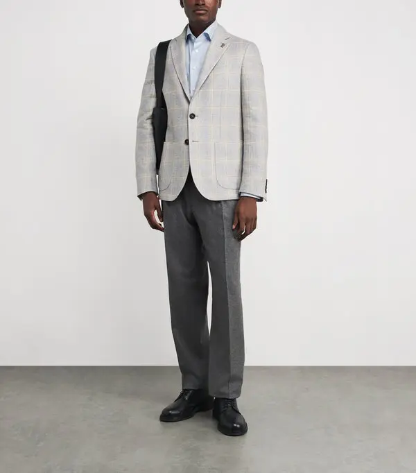 Eton Cotton Twill Melange Stripe Shirt