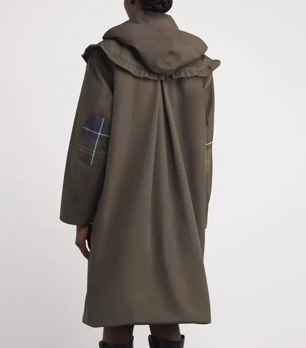 Barbour X Ganni Waterproof Parka Coat