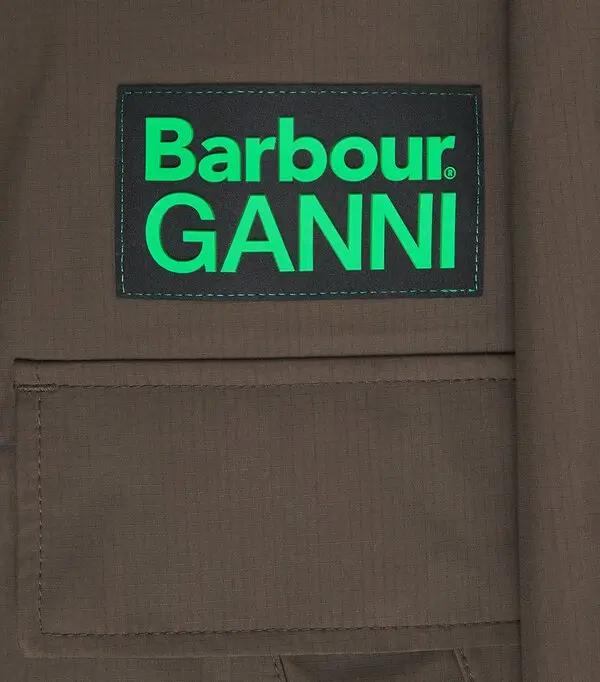 Barbour X Ganni Waterproof Parka Coat