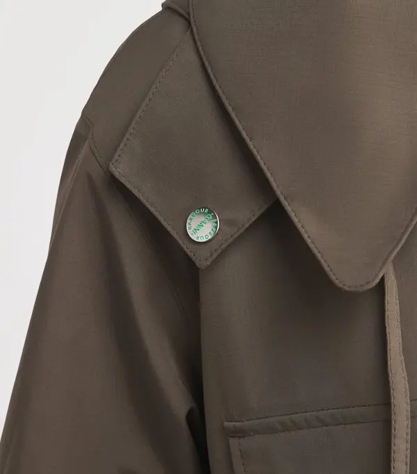 Barbour X Ganni Waterproof Parka Coat