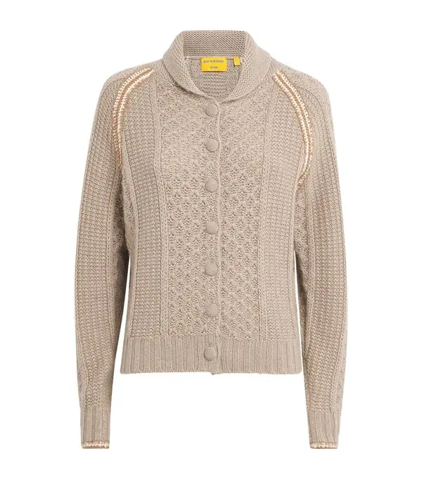 Guest In Residence Wool-cashmere Marlowe Cardigan - Brown