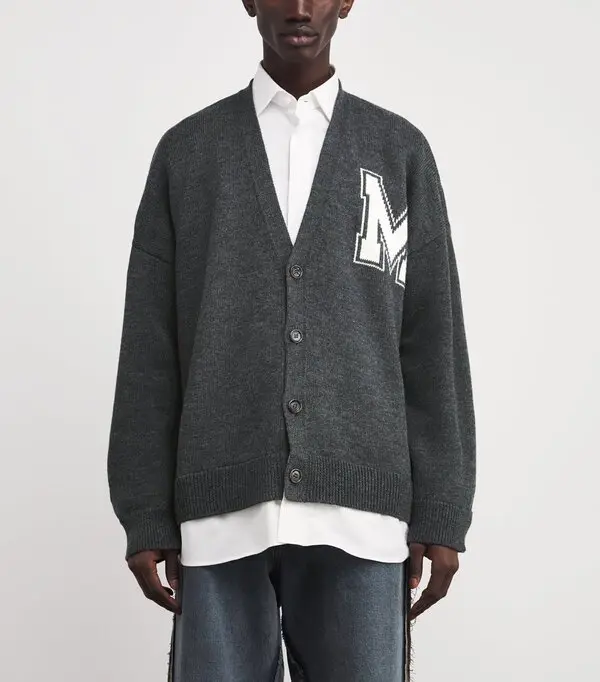 MAISON MARGIELA Wool Varsity Cardigan