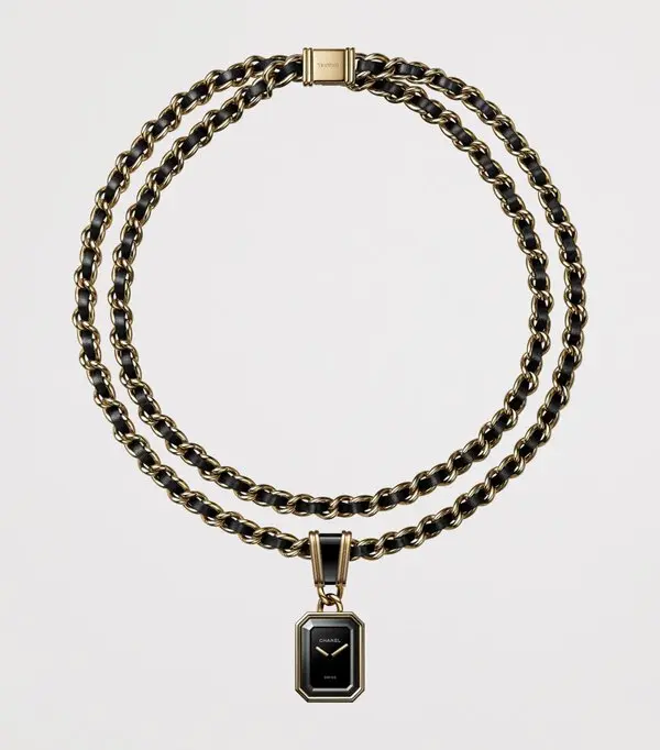 Chanel Première Iconic Chain Necklace Watch