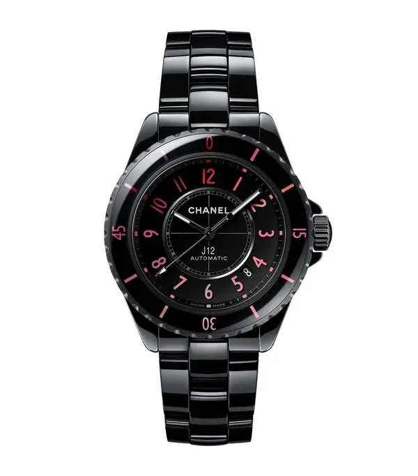 Chanel Ceramic And Steel J12 Calibre 12.1 Watch - Black