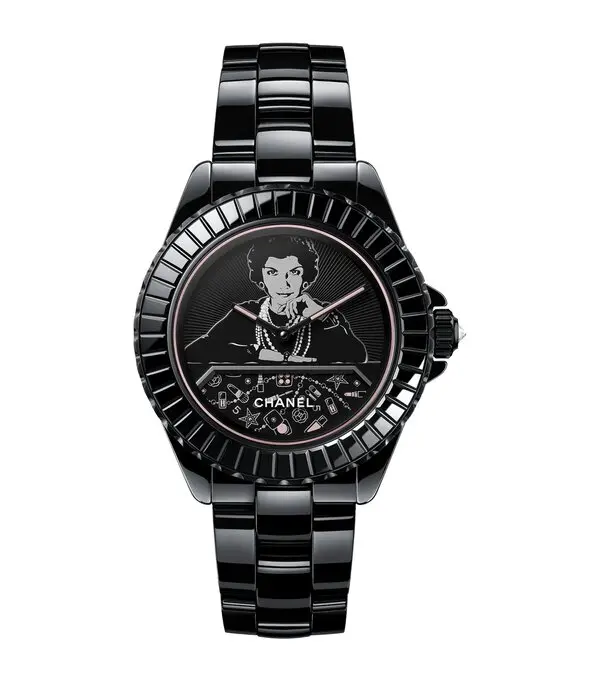 Chanel Mademoiselle J12 Calibre 12.1 Watch - Black