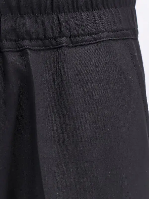 Rick Owens Drawstring Virgin Wool Trousers